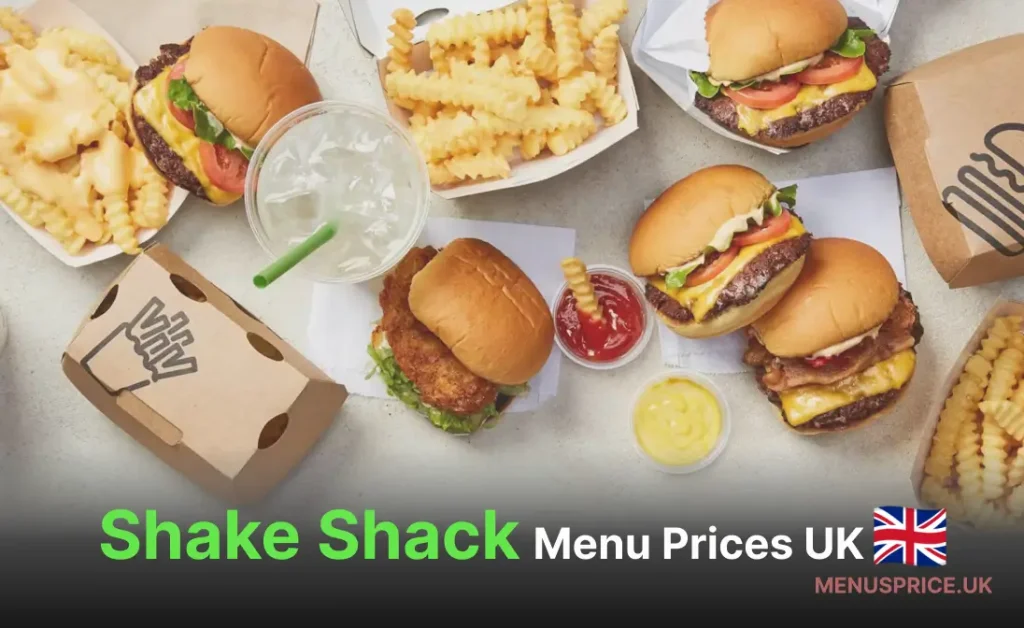 Menus Prices UK - Updated February 2026